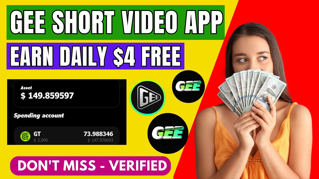 Gee Short Video Instant Money Earning App Without Investment | Earn ...