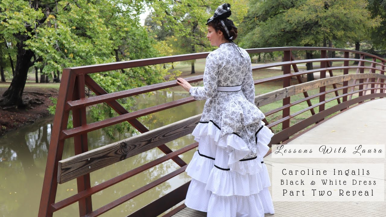 Caroline Ingalls Black and White Dress Reveal II Black Snail Seaside ...