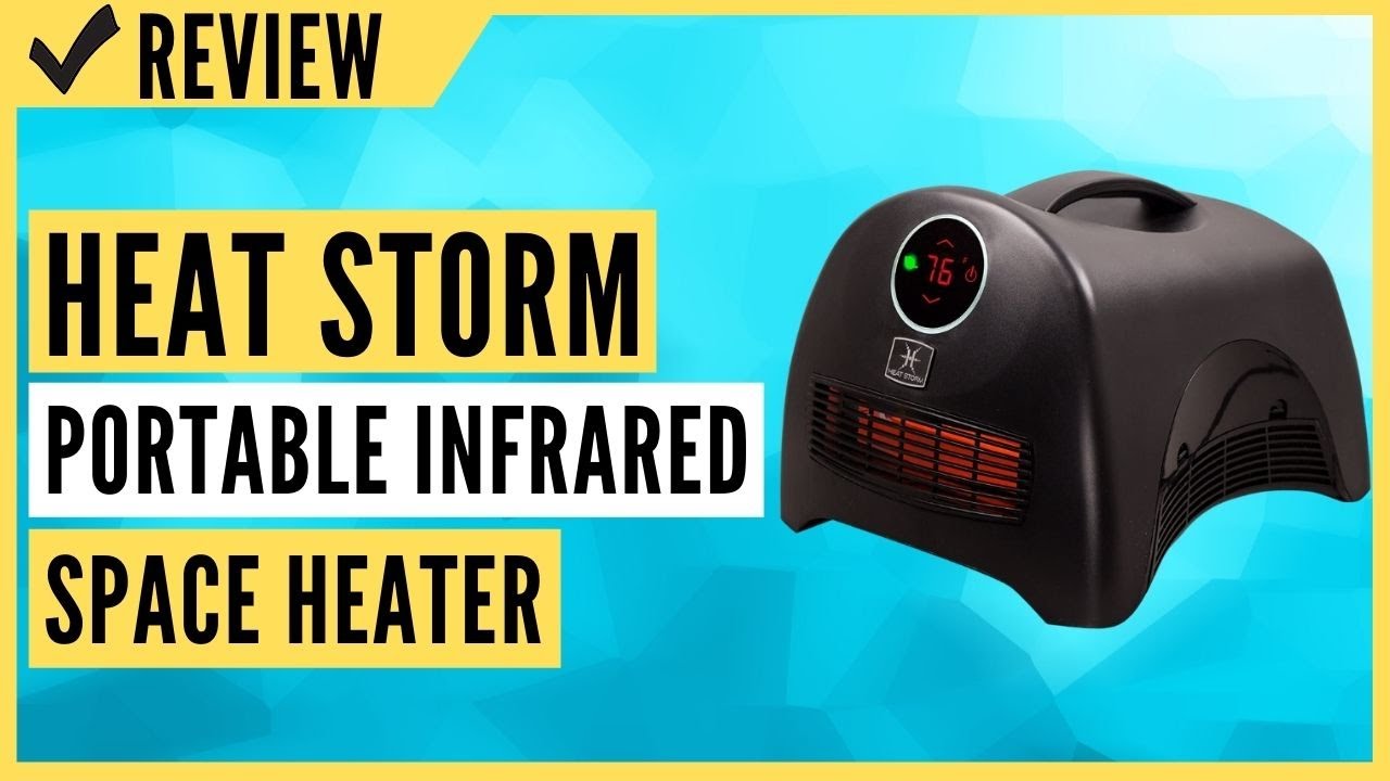 Heat Storm HS-1500-ISA Portable Infrared Space Heater Review - YouTube