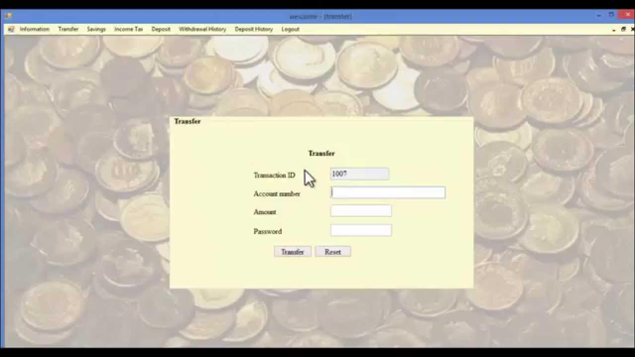 Bank Account Simulation - YouTube