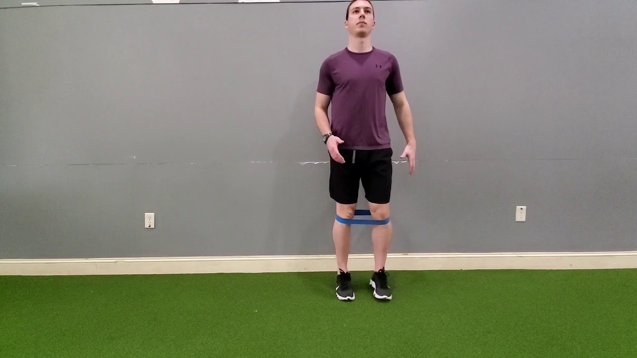 Band Side Steps - Band Below Knee -Tall Position - YouTube