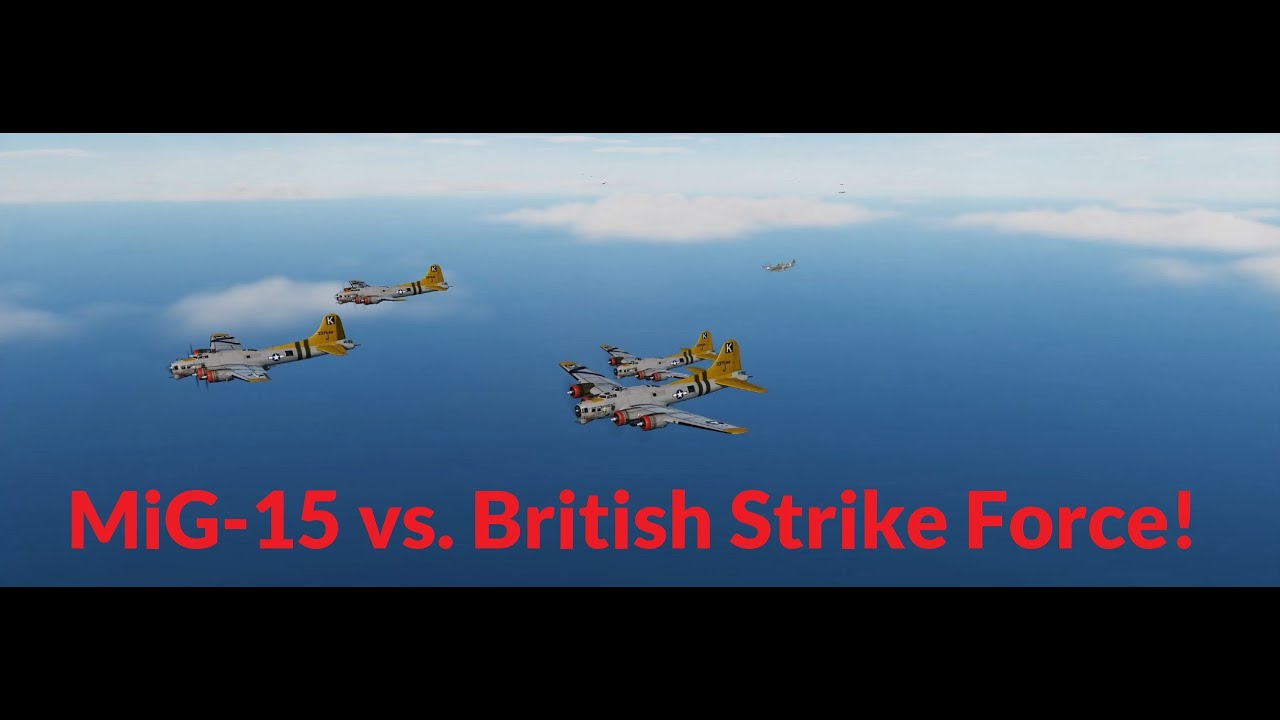 Could a single MiG-15 destroy a British WW2 Strike Force? DCS - YouTube