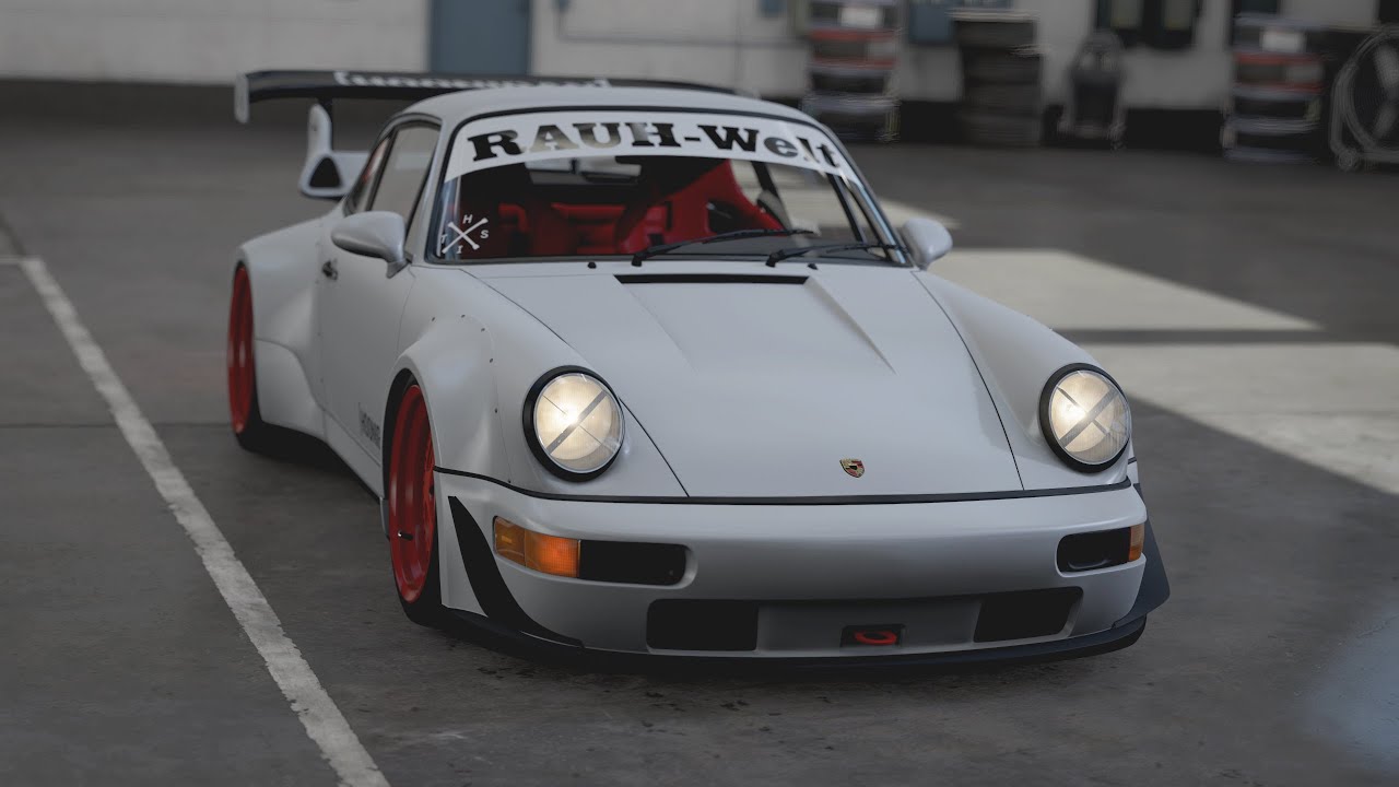 423 KW '91 911 Turbo RWB. Open track day @ Long Beach - YouTube