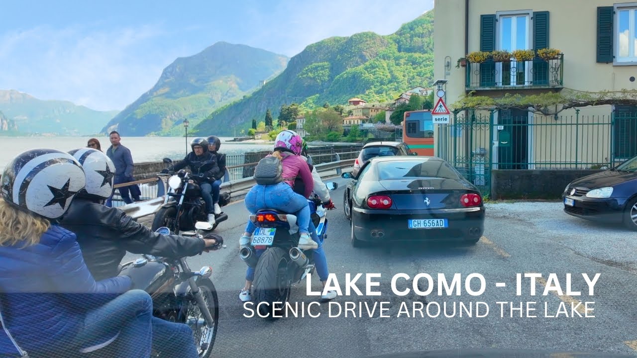 1 HOUR SCENIC DRIVE AROUND LAKE COMO, ITALY 4K60 - YouTube