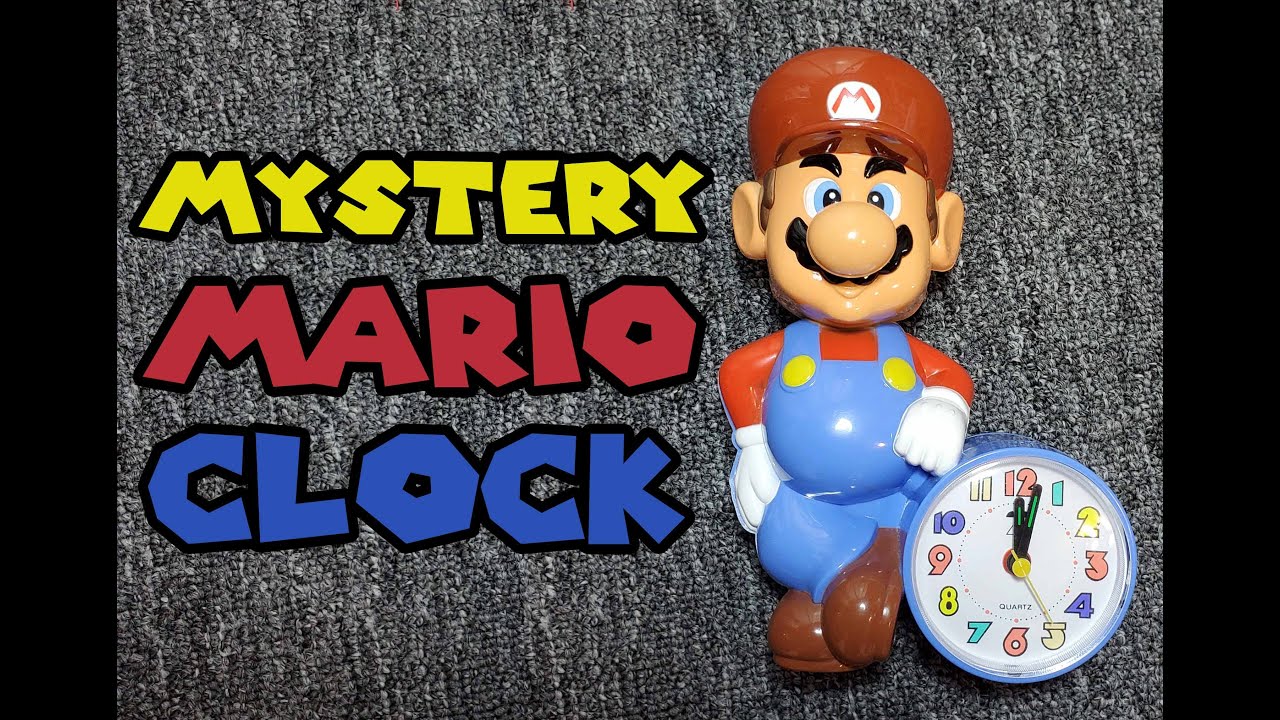 Mystery of the Mario Figure Clock - YouTube