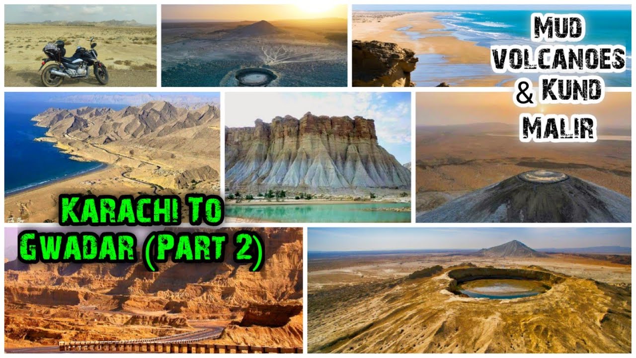 Mud Volcano Chandragup | Kund Malir | Karachi To Gwadar Road Trip ...