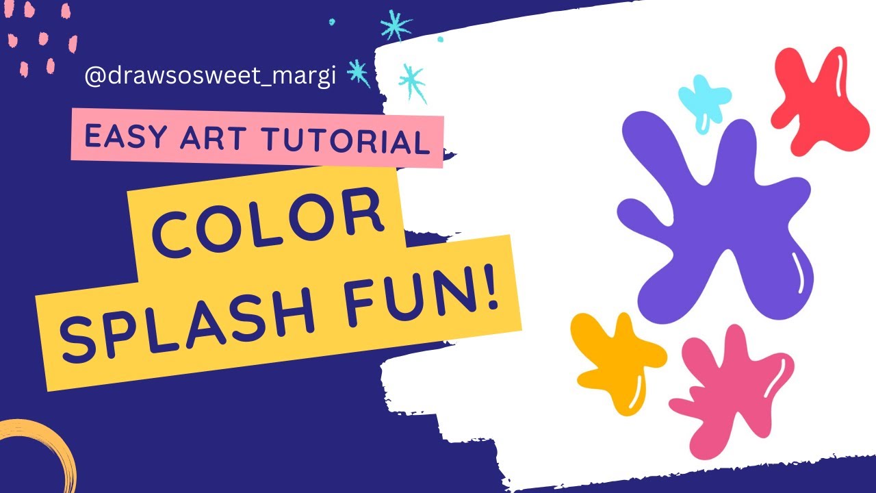 🎨 Holi Drawing | Easy Color Splash Art – Fun & Creative Drawing ...