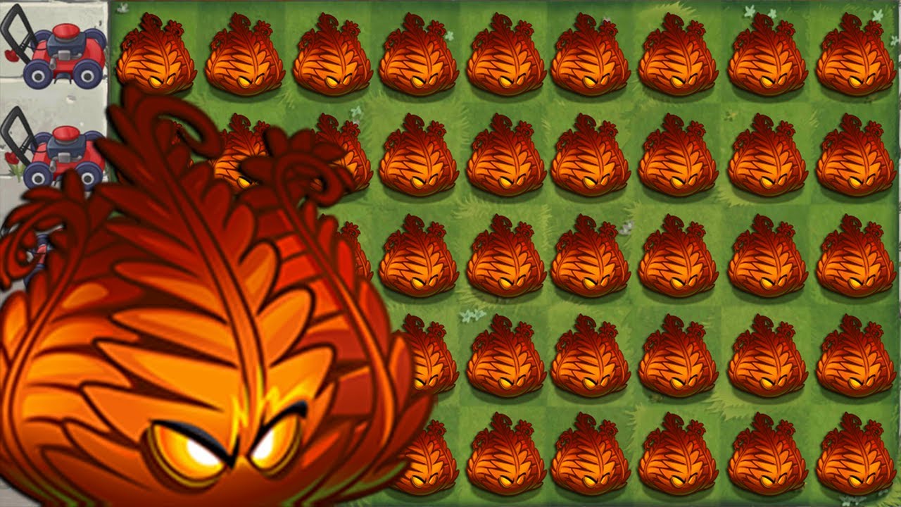 Plants Vs Zombies 2 | New FIRE Plant Power-Up!: Inferno (PVZ2) - YouTube
