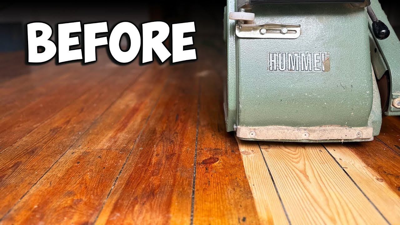 Restoring 100 Year Old Floorboards. Is it WORTH IT? - YouTube