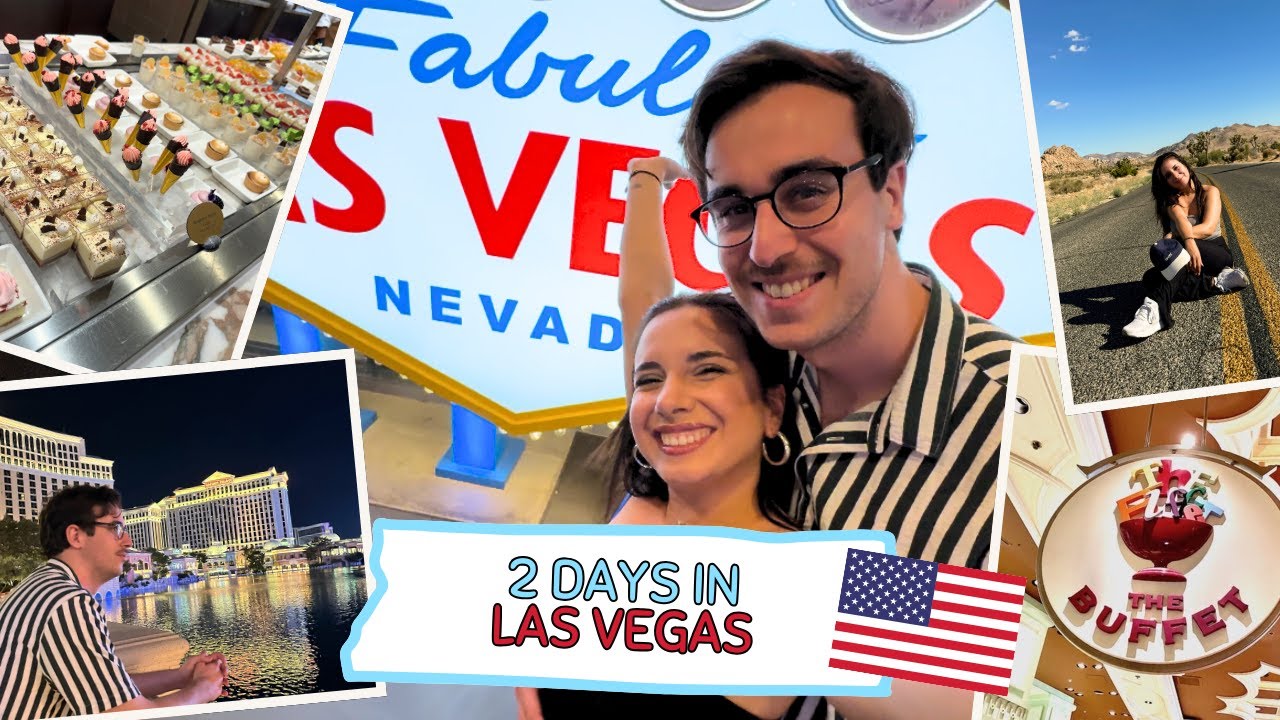 LAS VEGAS 🇺🇸 Road Trip! 🏜️ Joshua Tree Stop, The Wynn Buffet & Jonas Brothers Restaurant 🌟 - YouTube