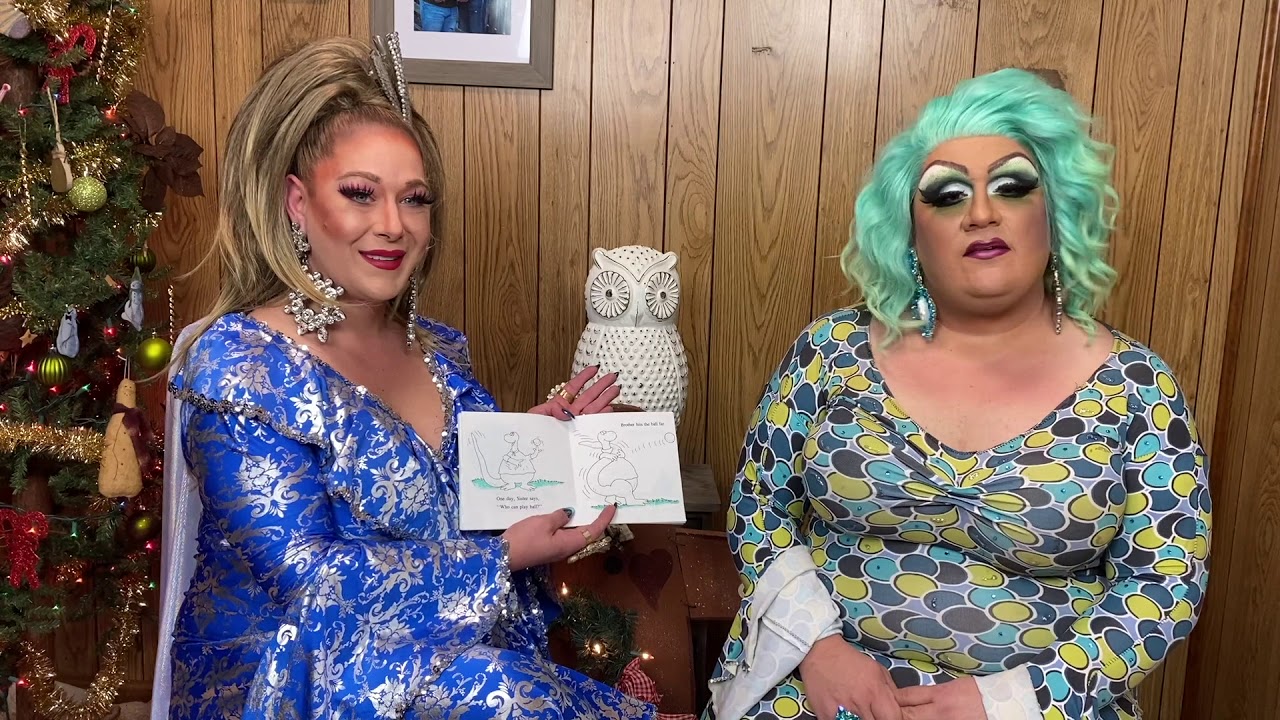 Drag Queen Storytime: Little Danny Dinosaur - YouTube
