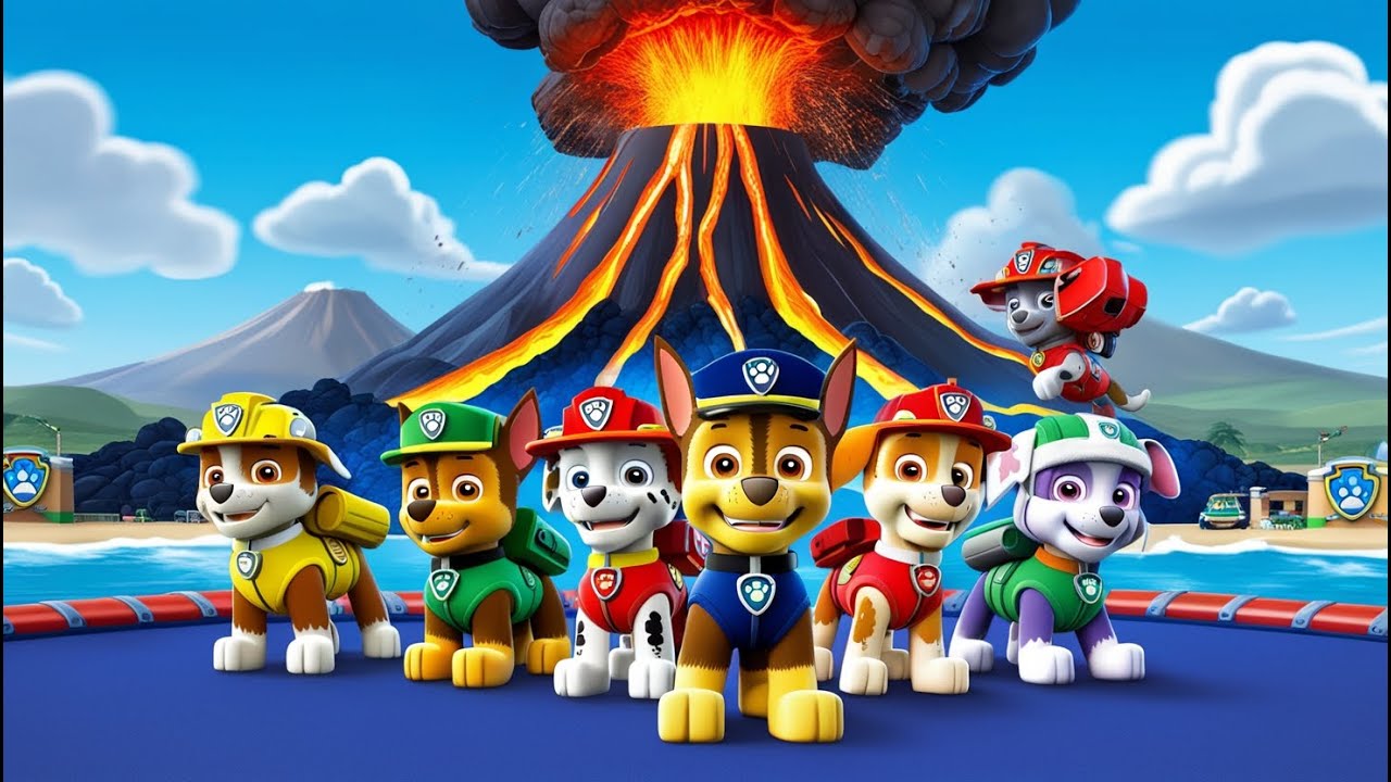 Paw Patrol Missione Salvataggio Vulcano | Avventura Epica - YouTube