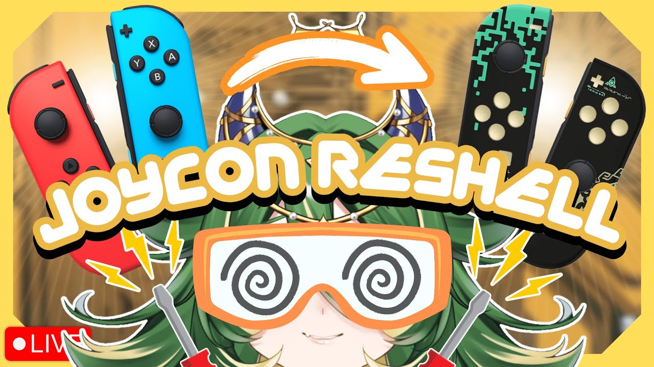 【Custom Nintendo Switch】How do you RESHELL SWITCH JOYCONS? 🪛⚡ - YouTube
