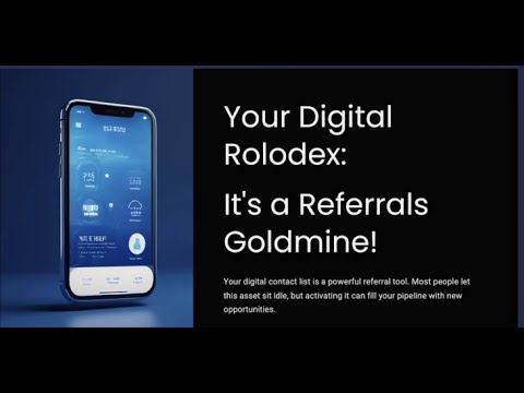 Find Referrals from Your Digital Rolodex - YouTube