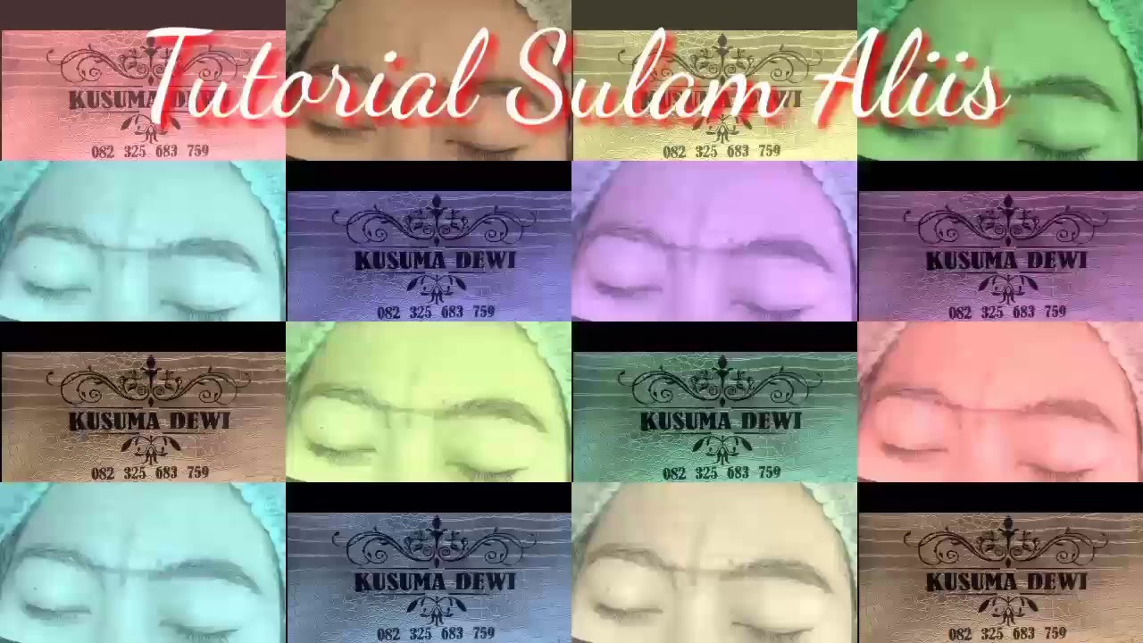 Tutorial sulam alis shading - YouTube