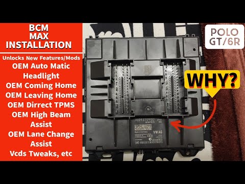 POLO GT/6R | BCM MAX INSTALLATION | HOW TO REPLACE BCM IN VAG CARS ...