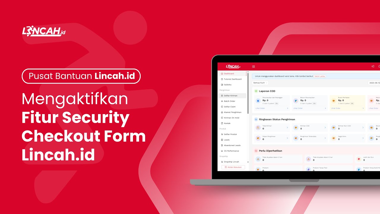 Fitur Security Checkout Form Lincah.id - YouTube