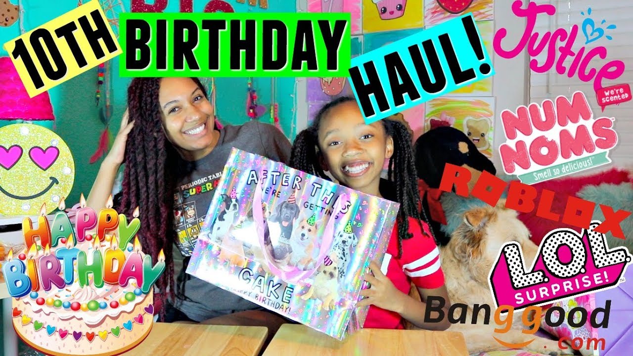 What I Got For My Birthday Haul! Squishies, LOL dolls, Num Noms, Roblox ...
