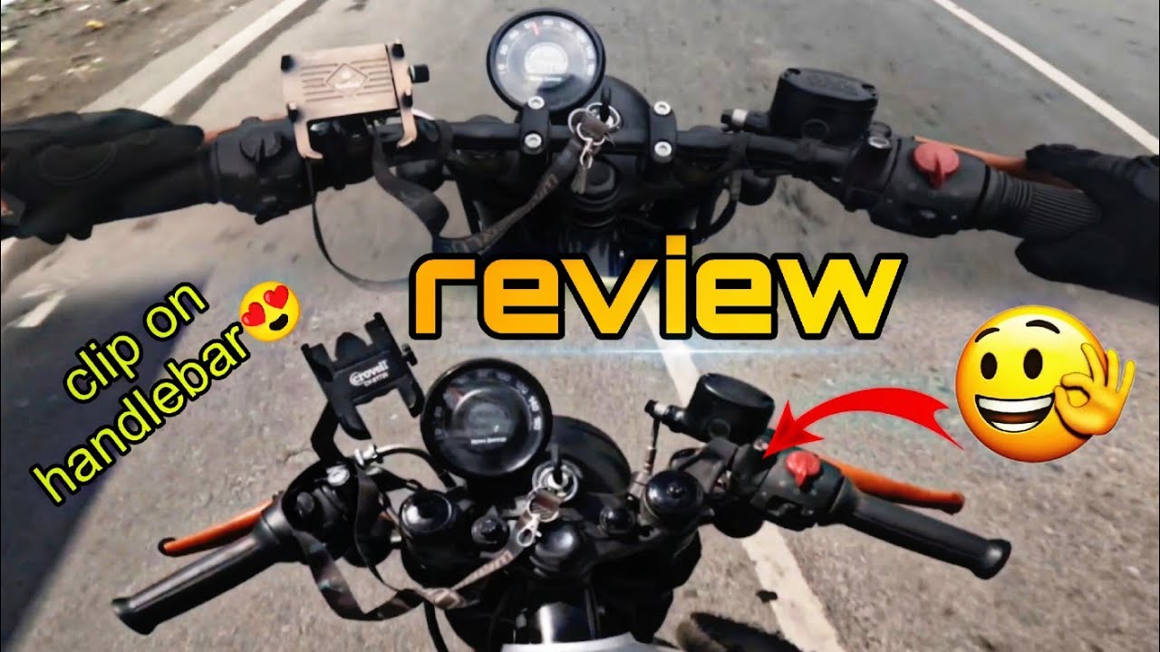 Hunter 350 Handlebar Clip Review: Is It Worth It? - YouTube