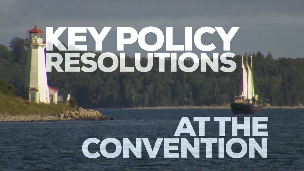 Key policy resolutions at the Conservative Convention 2018 - YouTube