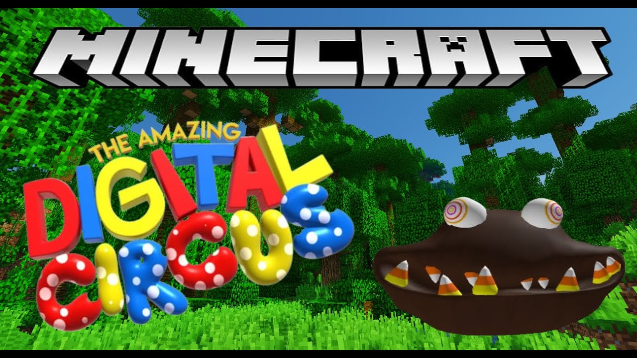 Creating FUDGE from THE AMAZING DIGITAL CIRCUS in MINECRAFT - YouTube
