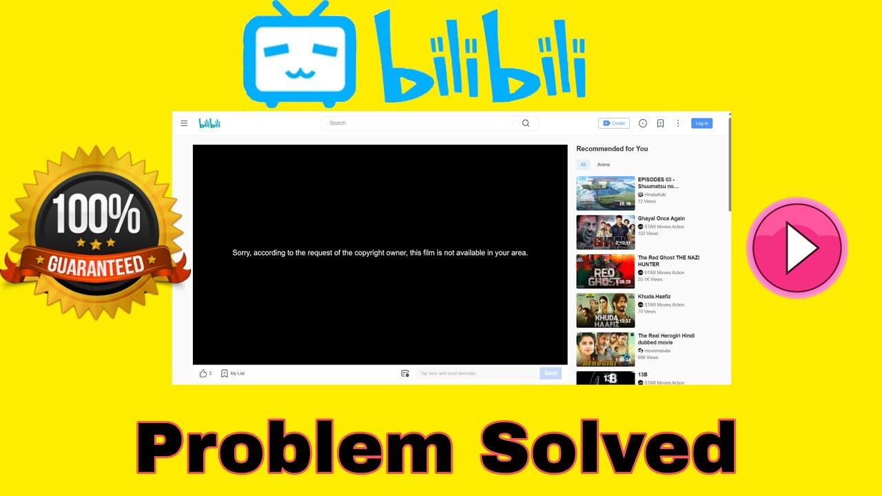 Bilibili Sorry, according to the request of the copyright owner, this film is not available in ...