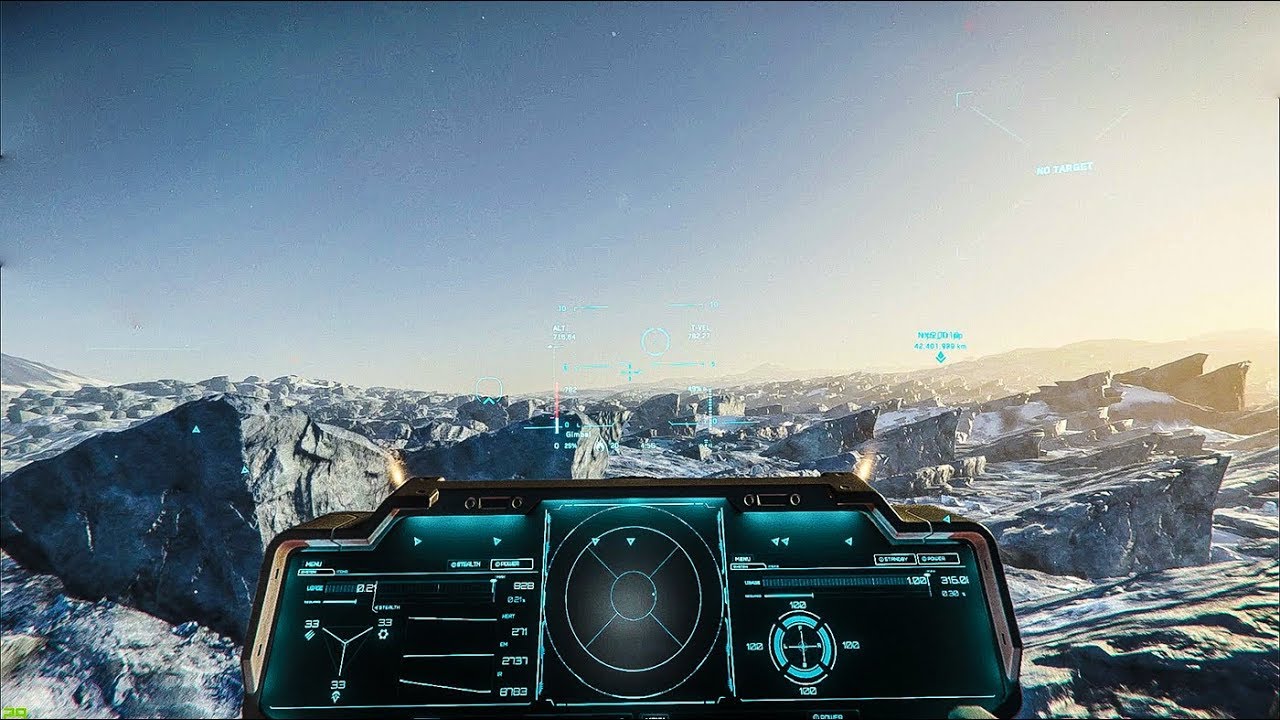 Star Citizen | Extreme Low Flight Over Lyria & Reentry Flame - YouTube