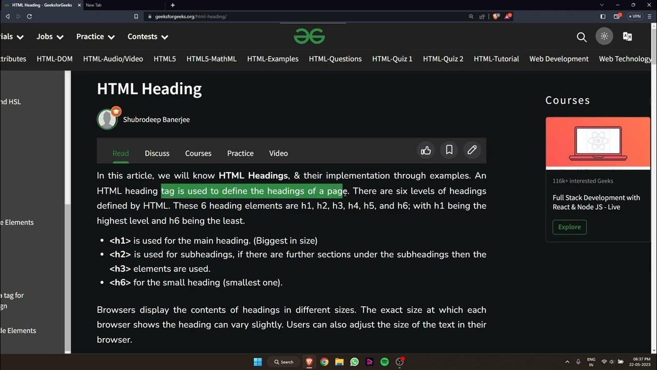 Designing Impactful Websites with HTML Headings: A Step-by-Step ...