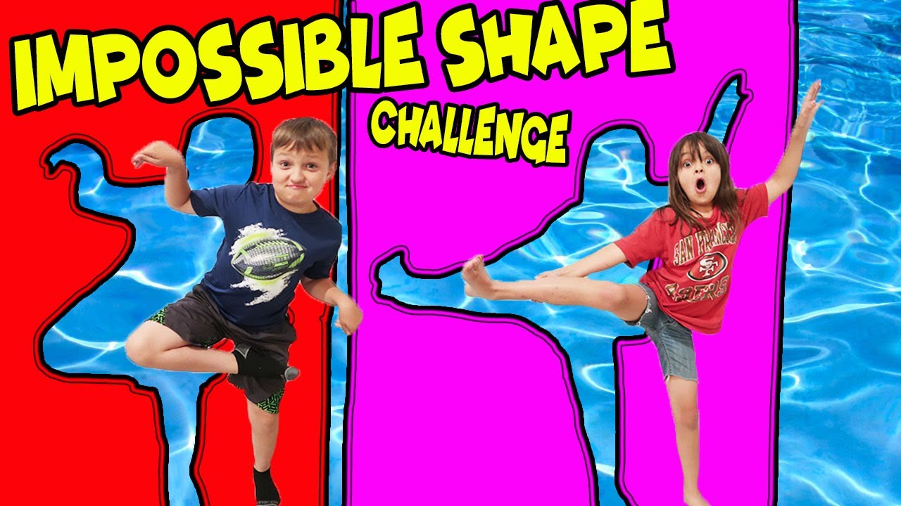 JUMP THROUGH The IMPOSSIBLE SHAPE challenge! - YouTube