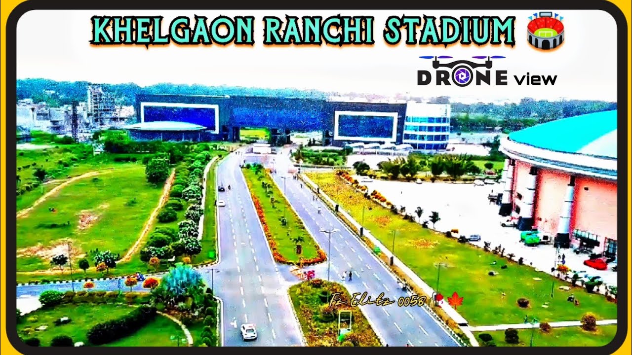 Khelgaon Ranchi Stadium Drone Full Views !! by @fz_editz0058 - YouTube