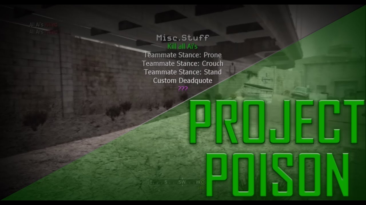 COD4 - Project Poison GSC Savegame Mod Menu - YouTube
