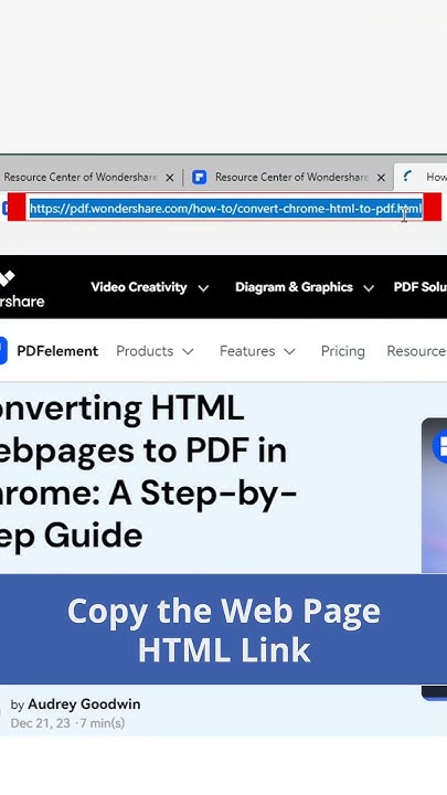 PDFtips: How to convert HTML to PDF - YouTube