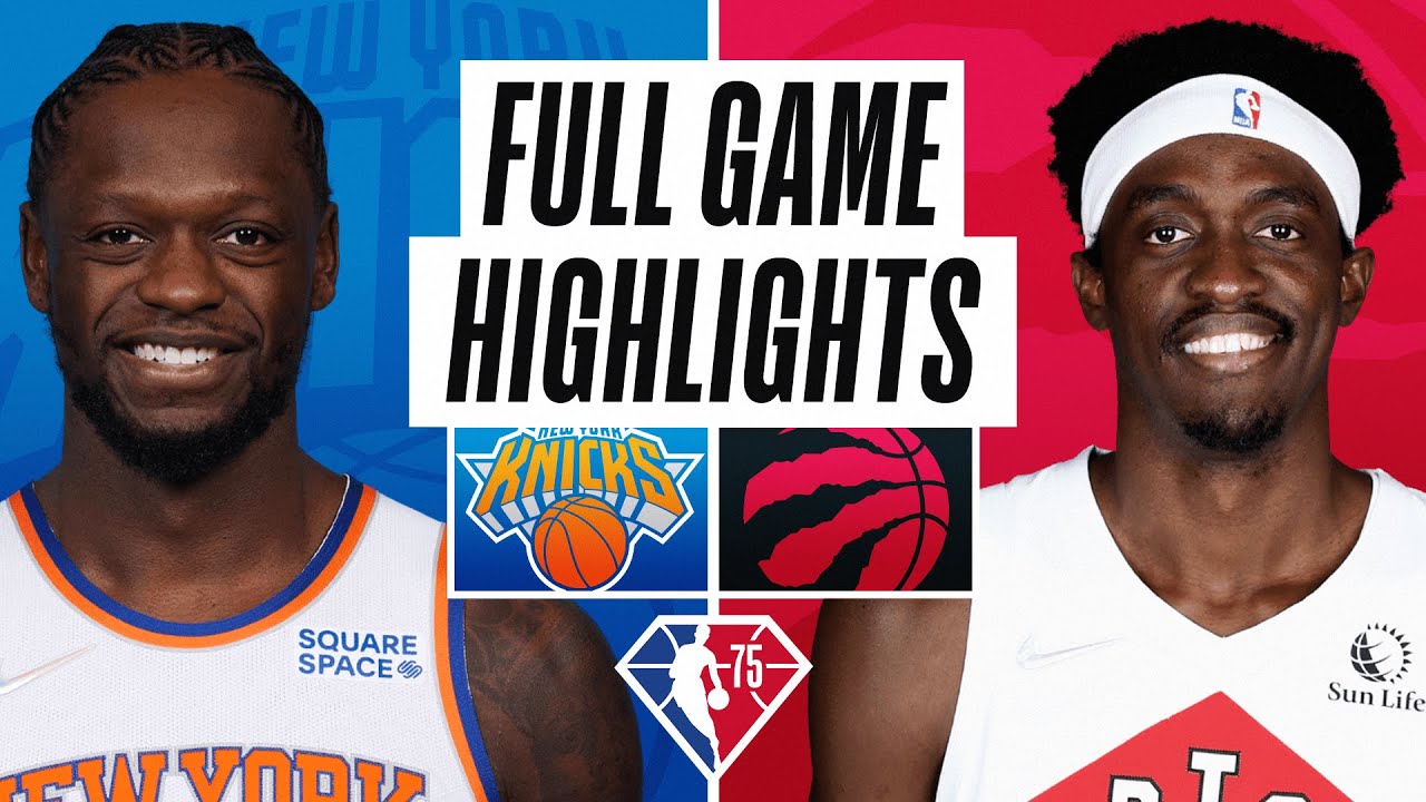 KNICKS at RAPTORS | FULL GAME HIGHLIGHTS | December 10, 2021 - YouTube