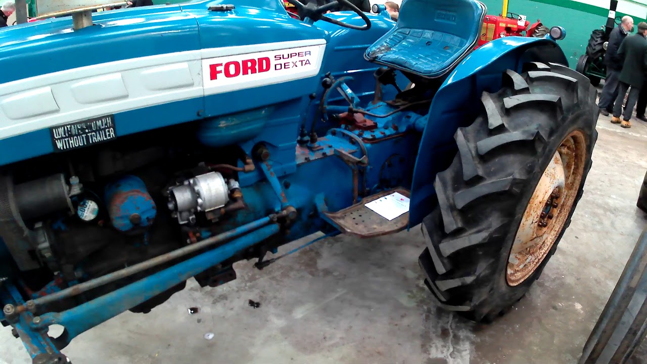 1965 Ford 3000 Super Dexta 2.9 Litre 3-Cyl Diesel Tractor (47HP) - YouTube