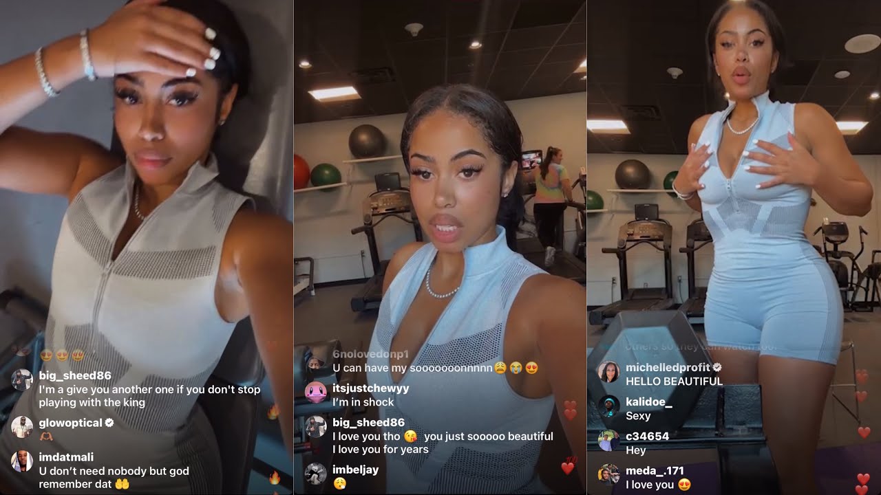 YASMINE LOPEZ FAKE WORKING OUT & TALKS ZEUS, BBL, ONE MO CHANCE, ETC ...