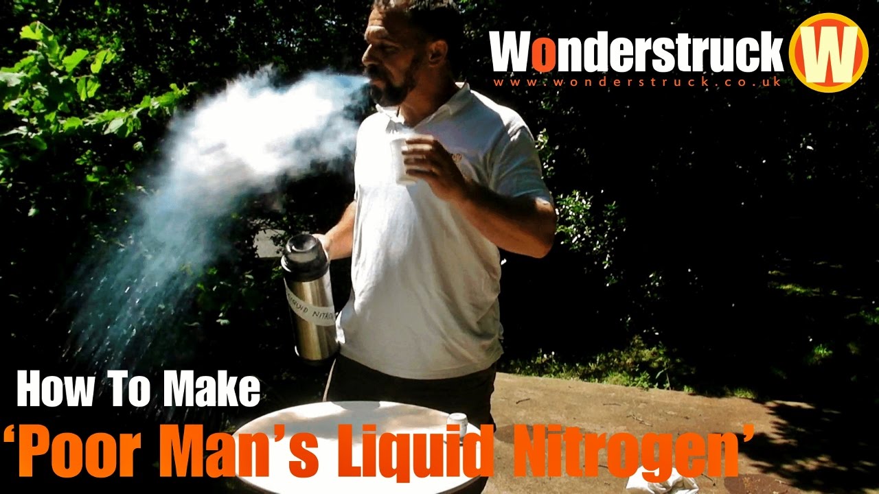 How To Make 'Poor Man's Liquid Nitrogen' - YouTube