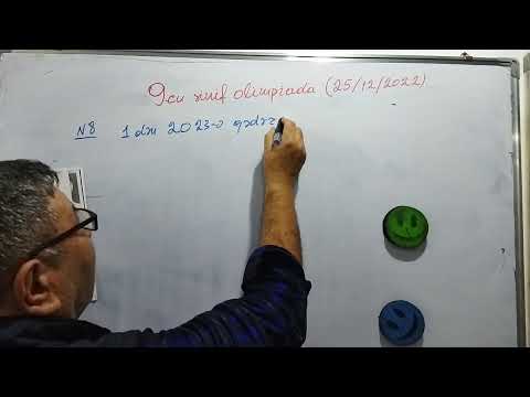 9-cu sinif olimpiada (25/12/2022)              N 3,2,8,7,11,10 suallar