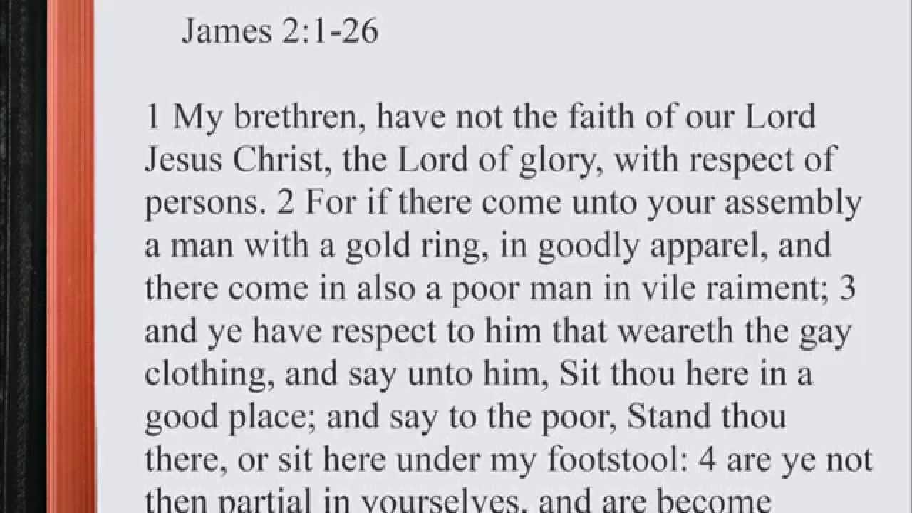 James 2 1 26 KJV Scripture Song Full Chapter YouTube