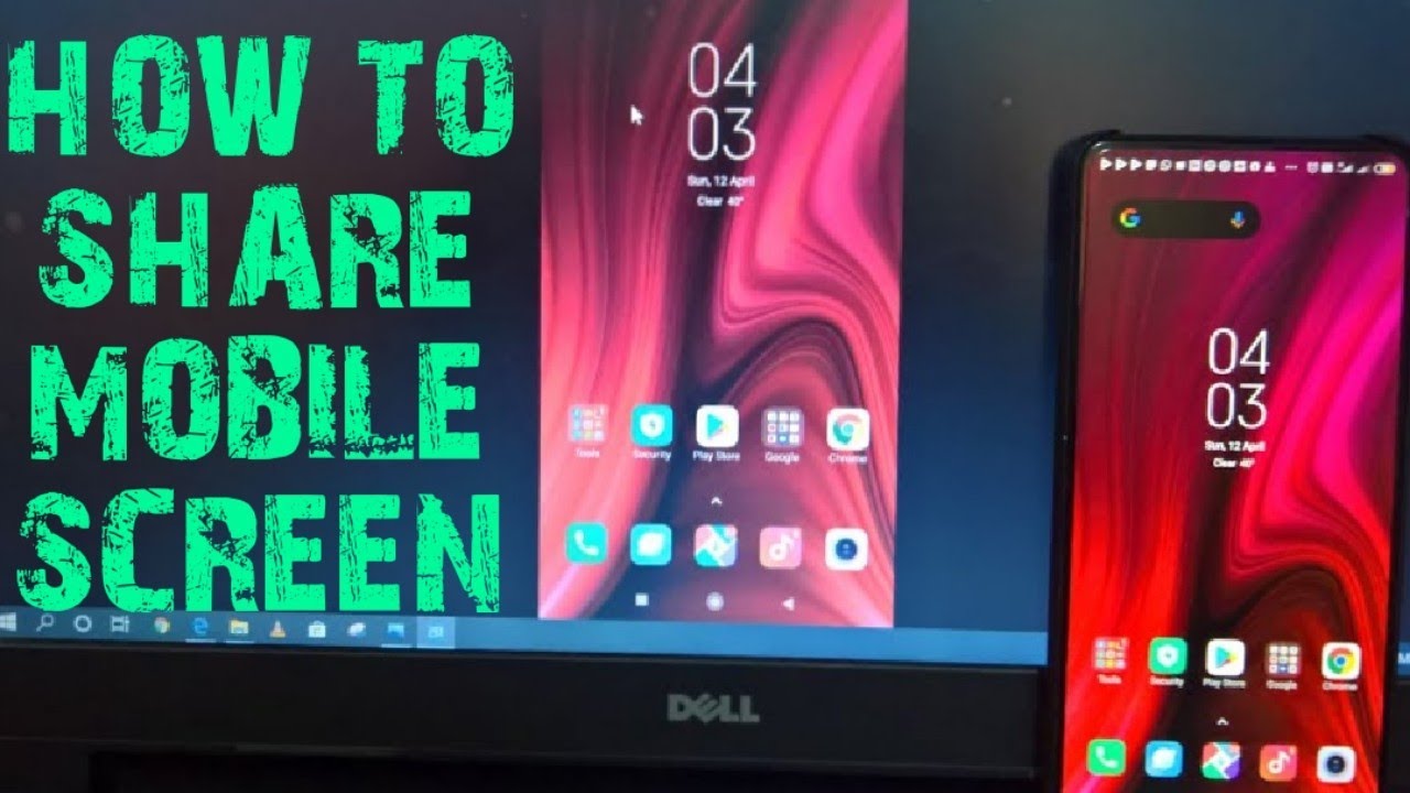 HOW TO SHARE MOBILE SCREEN WITH LAPTOP & NON SMART TV#viral - YouTube