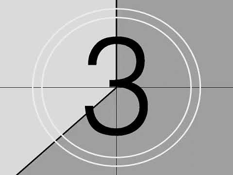 HD Sinema Geri Sayım Sayacı | Telifsiz Film Intro & Video Kurgu Efekti