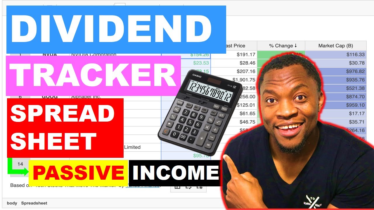 How I Track My Dividend income | How to Track Passive Income | Spread ...