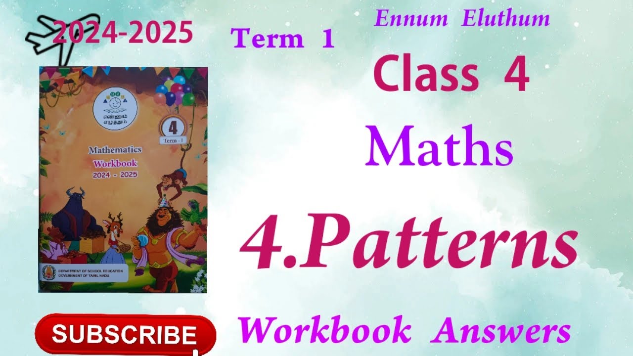 Ennum Eluthum 4th standard, Maths,Unit 4,Patterns |Term 1(2024-2025 ...