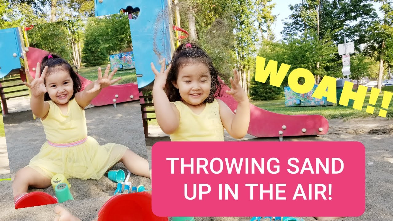 🇵🇭🇨🇦 SUMMER DISCOVERED THROWING SAND UP IN THE AIR | TODDLER PLAYING IN ...