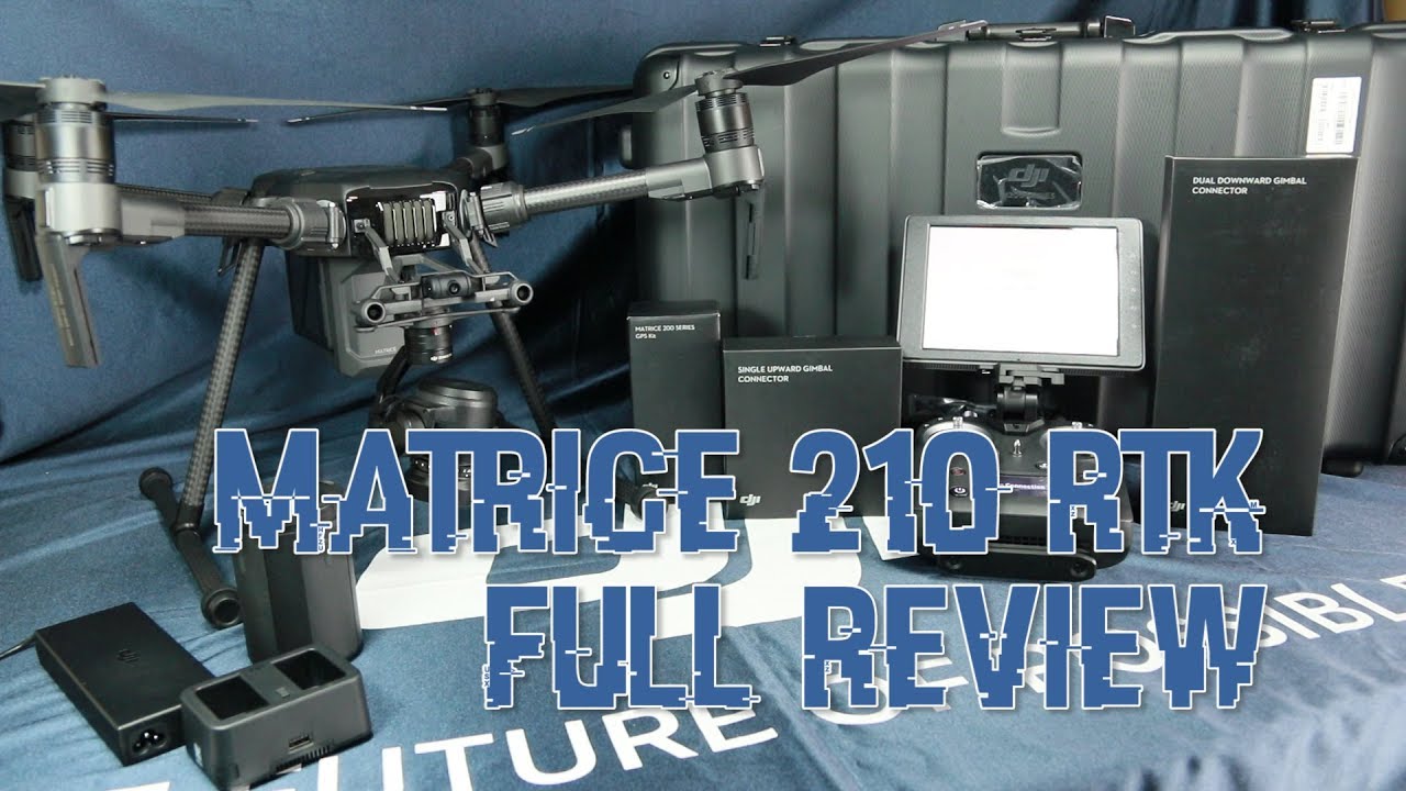 DJI Matrice 210 RTK - Unboxing y Review completa en Español - YouTube