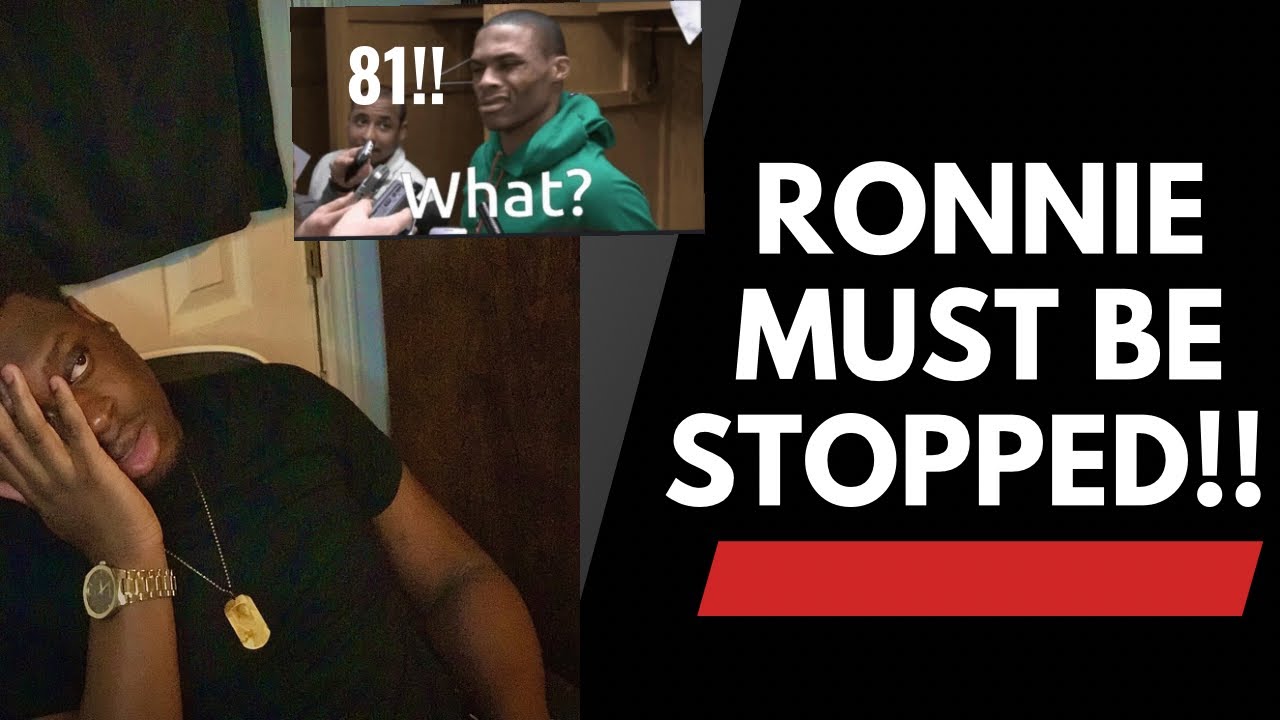 RONNIE MUST BE STOPPED!! This has gone on wayy too long it’s time ...