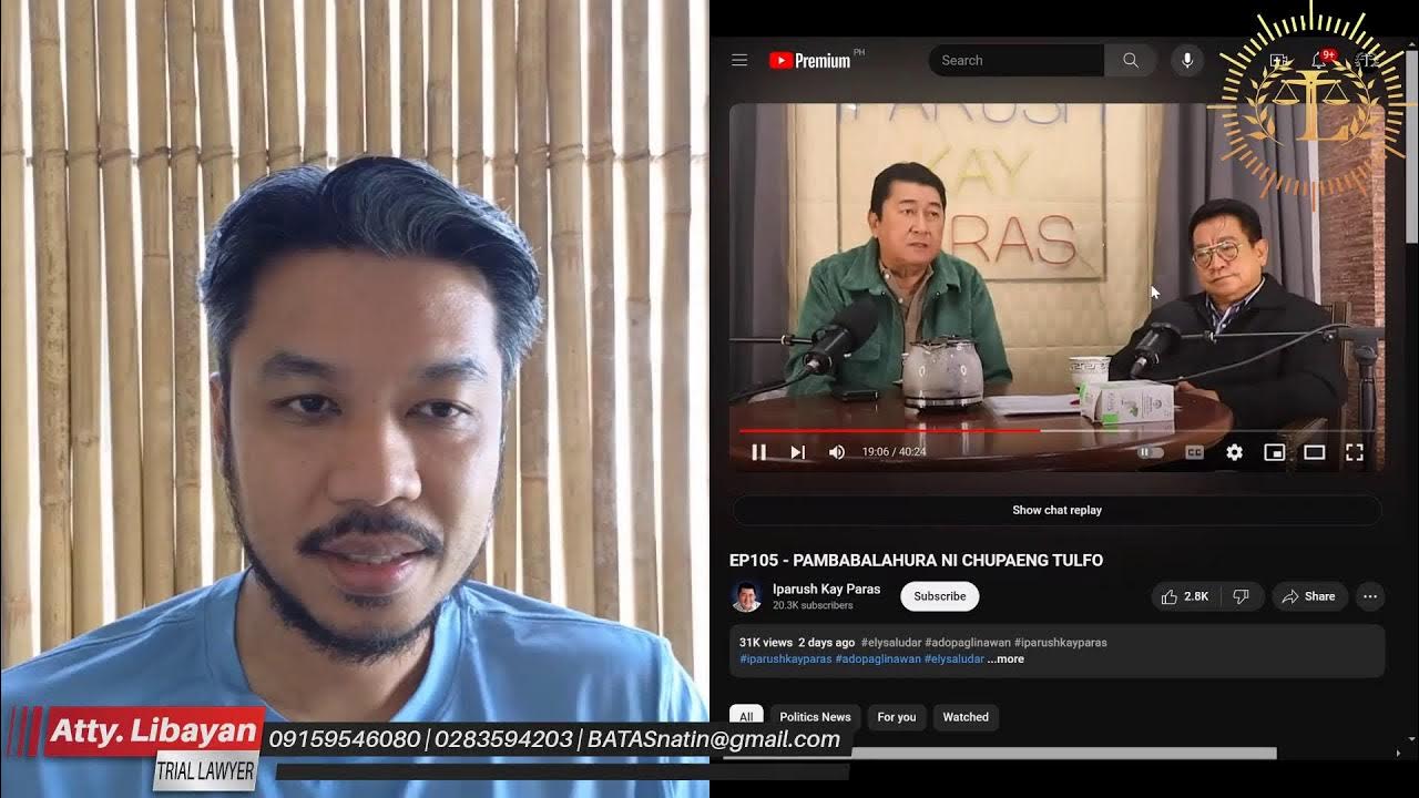 TINAWAG NA BABOY SI RAFFY TULFO | SEC. PARAS: PAMBABALAHURA NI CHUPAENG TULFO - YouTube