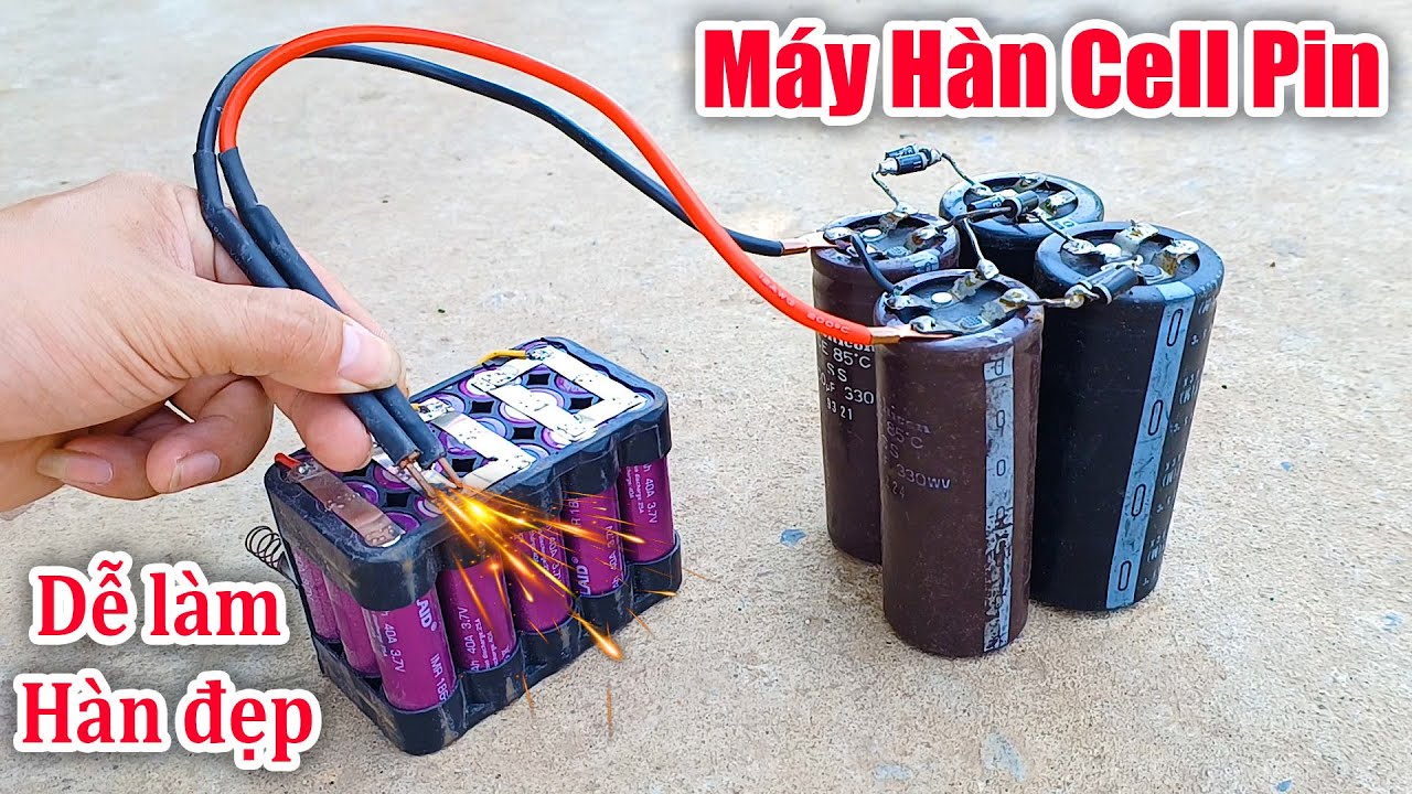 Cách chế máy hàn cell pin đơn giản nhất / Hưỡng Dẫn Làm Máy Hàn Cell ...