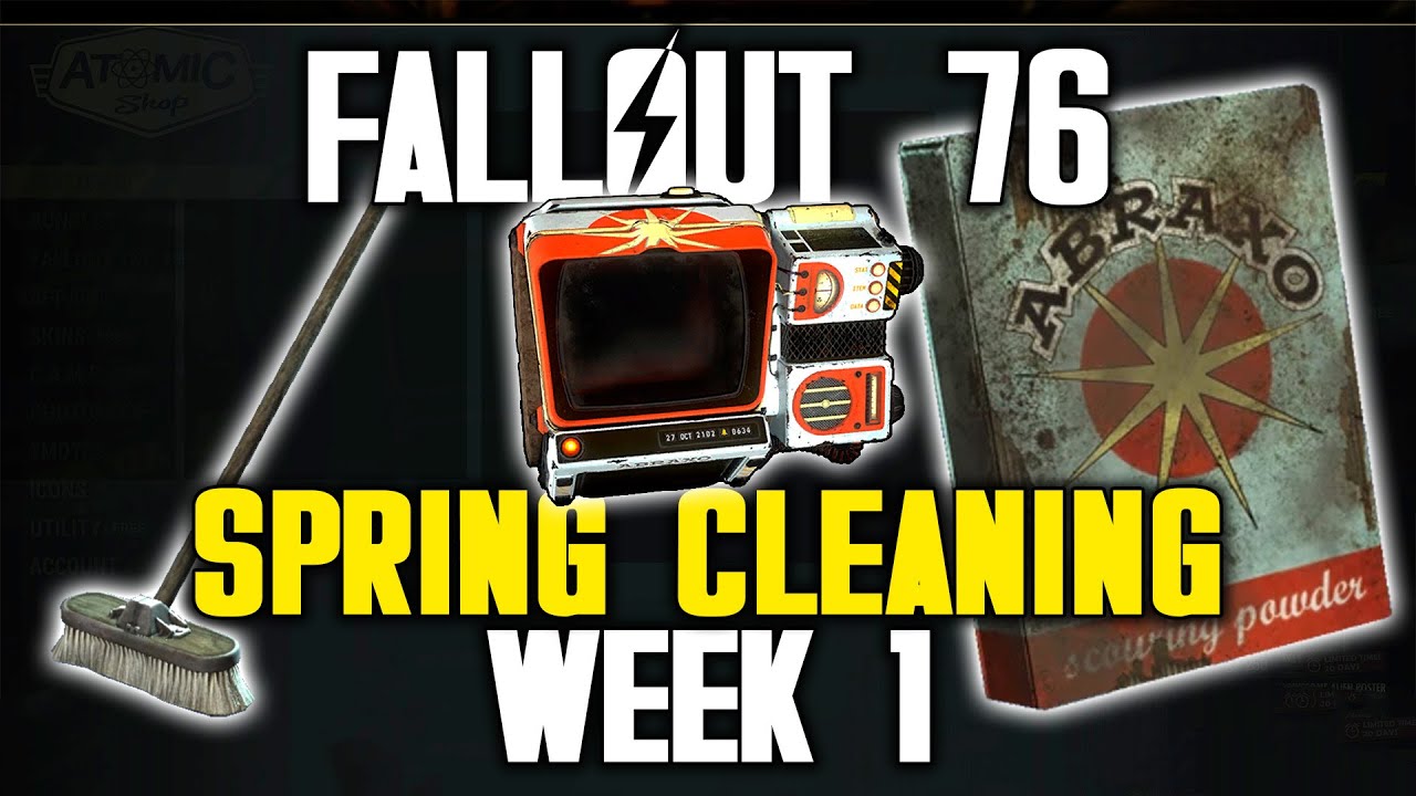 Fallout 76 - Spring Cleaning Event Guide (Week 1 Challenges) - YouTube