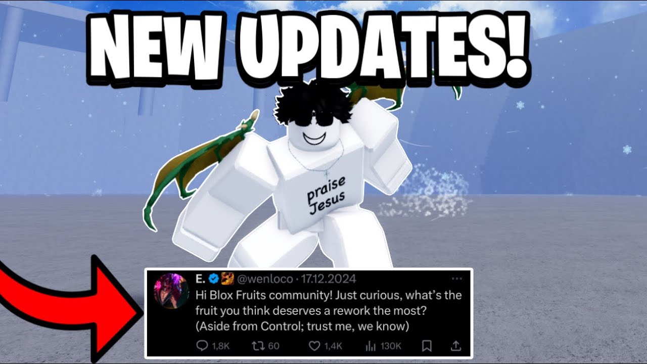 Blox Fruits NEW UPDATE ANNOUNCED! Control Rework and New Chromatic ...