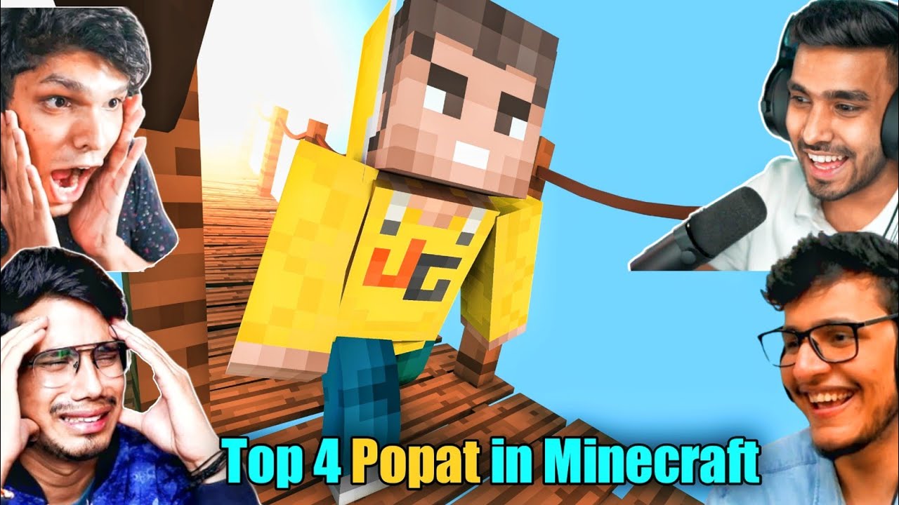 Top 4 Popat in Minecraft || Popat - YouTube